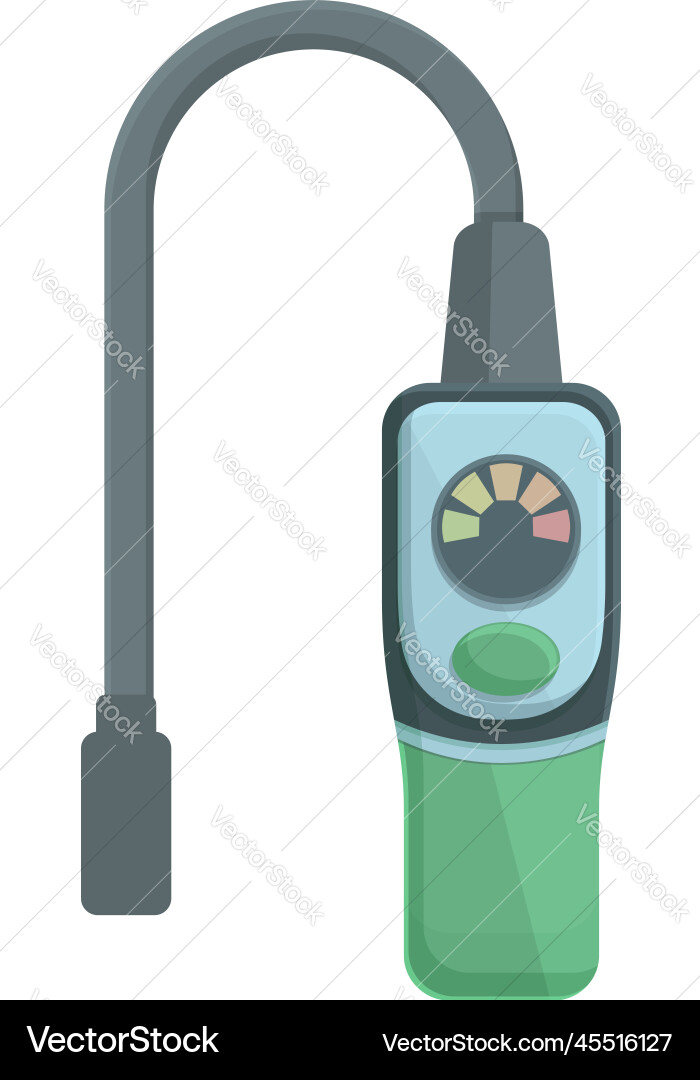 Digital device icon cartoon gas detector Vector Image