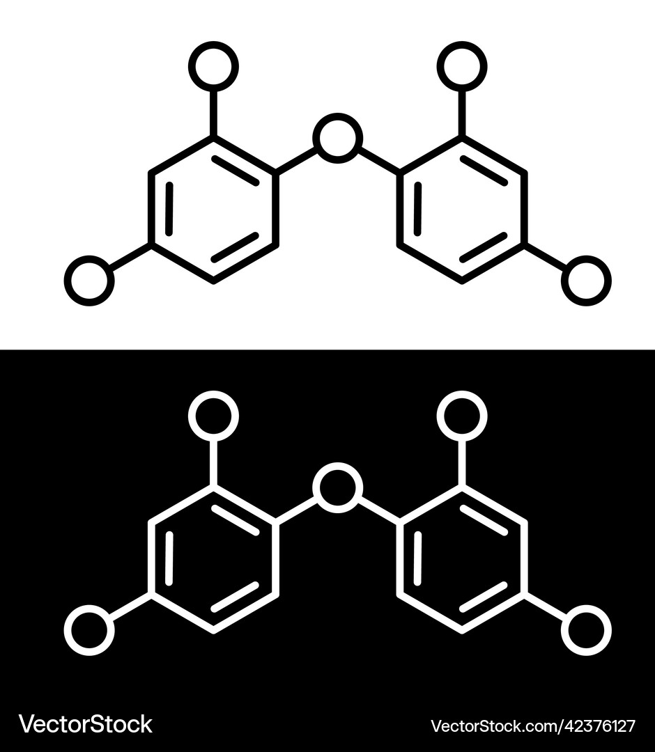Endocrine disruptors formula Royalty Free Vector Image