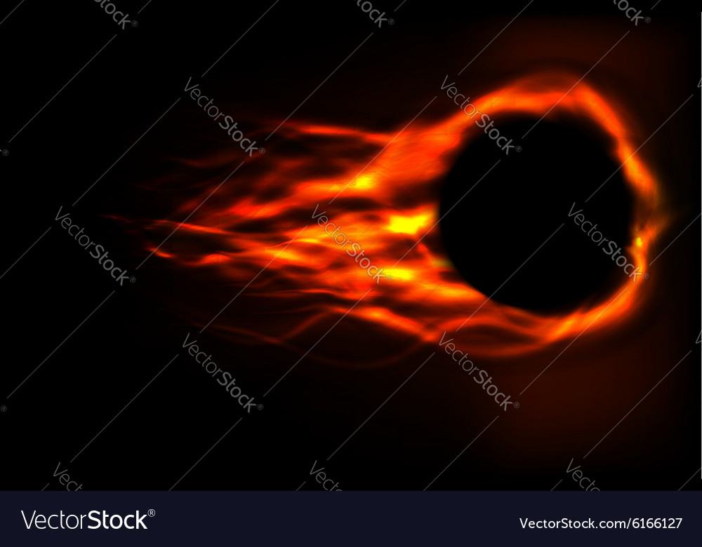 Fire Circle Royalty Free Vector Image - VectorStock