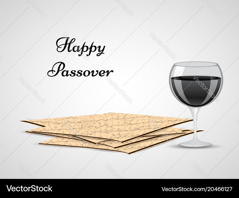 Jewish holiday passover background Royalty Free Vector Image
