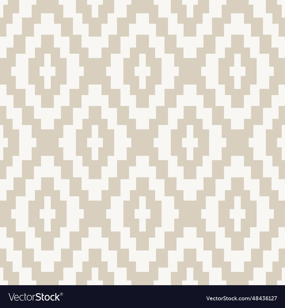 Minimal southwestern boho navajo seamless pattern Vector Image