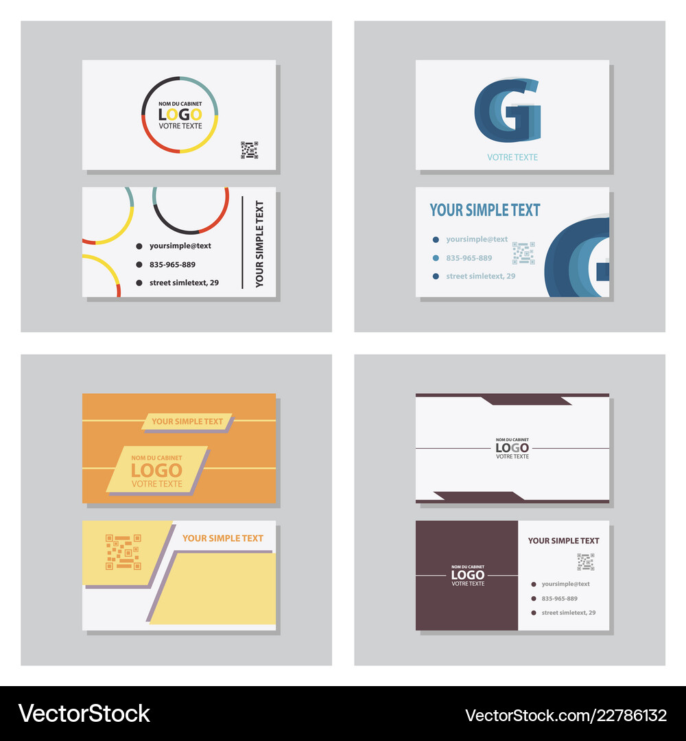 Business model name card luxury modern black Vector Image
