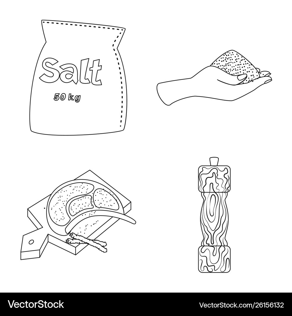 Design sodium and mineral logo set Royalty Free Vector Image