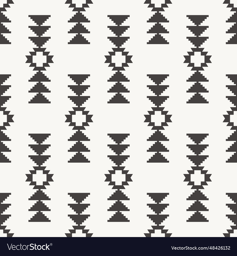 Minimal southwestern boho navajo seamless pattern Vector Image
