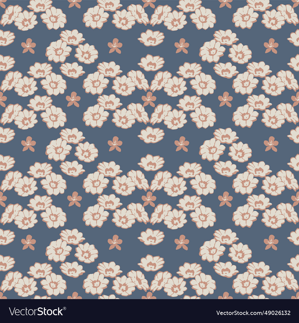 Small flower seamless pattern Royalty Free Vector Image