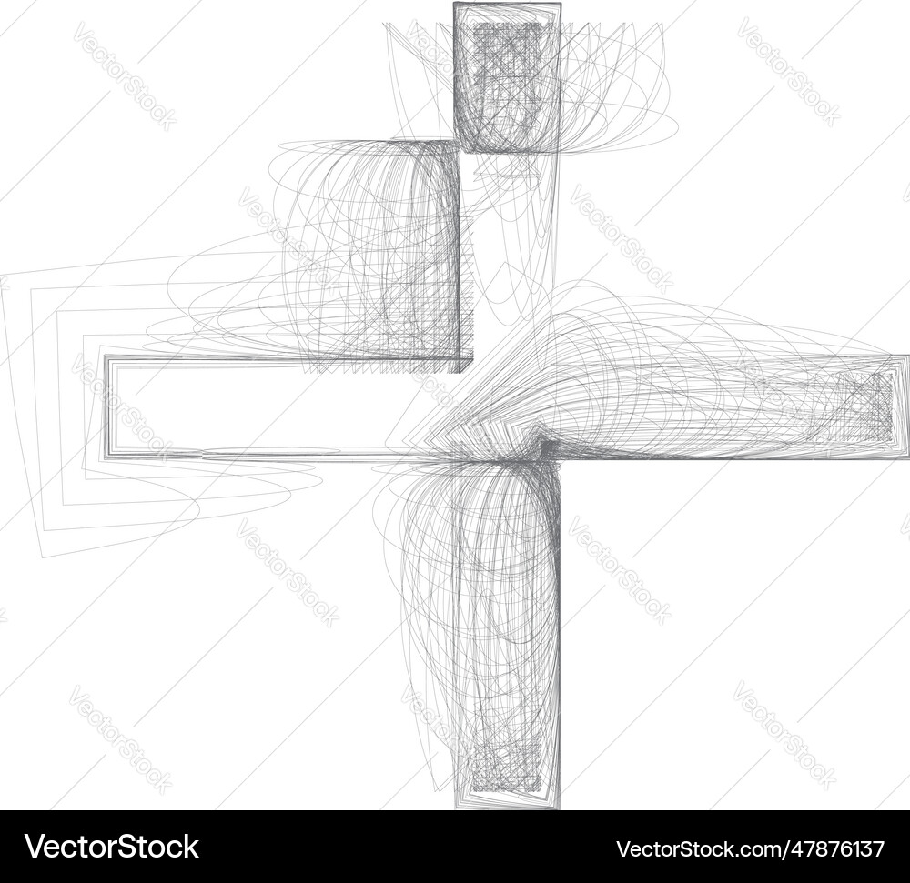 Doodle digital drawn sketch symbol Royalty Free Vector Image