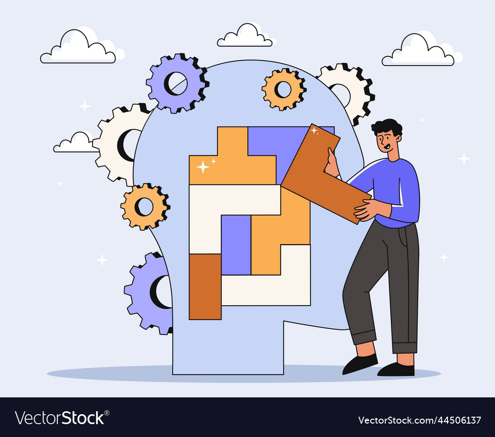 Logical Thinking Concept Royalty Free Vector Image