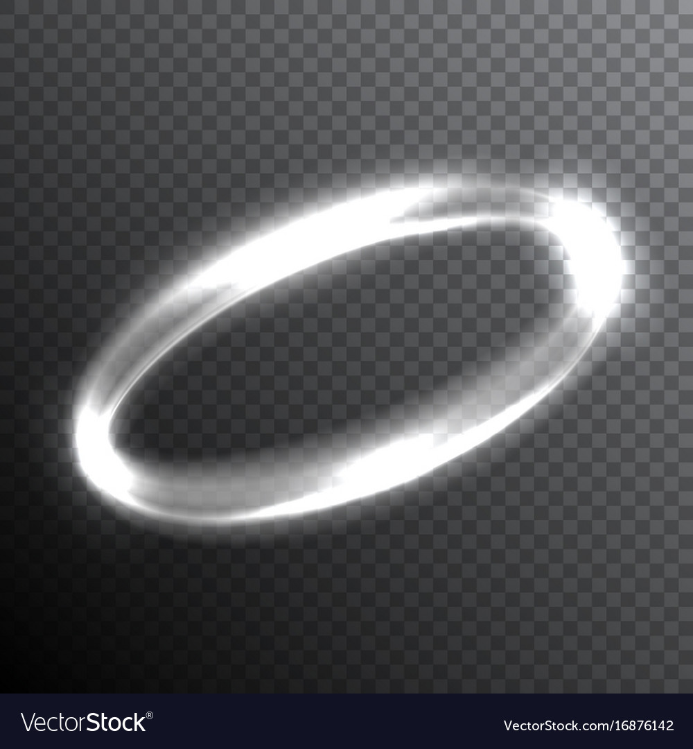 Abstract glowing circle Royalty Free Vector Image