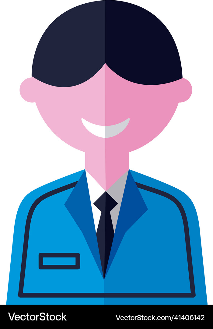 Elegant businessman avatar Royalty Free Vector Image
