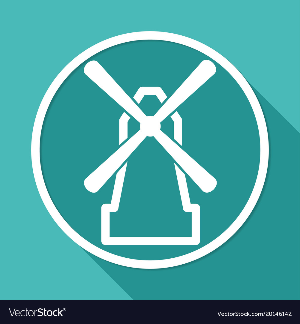 Mill icon Royalty Free Vector Image - VectorStock