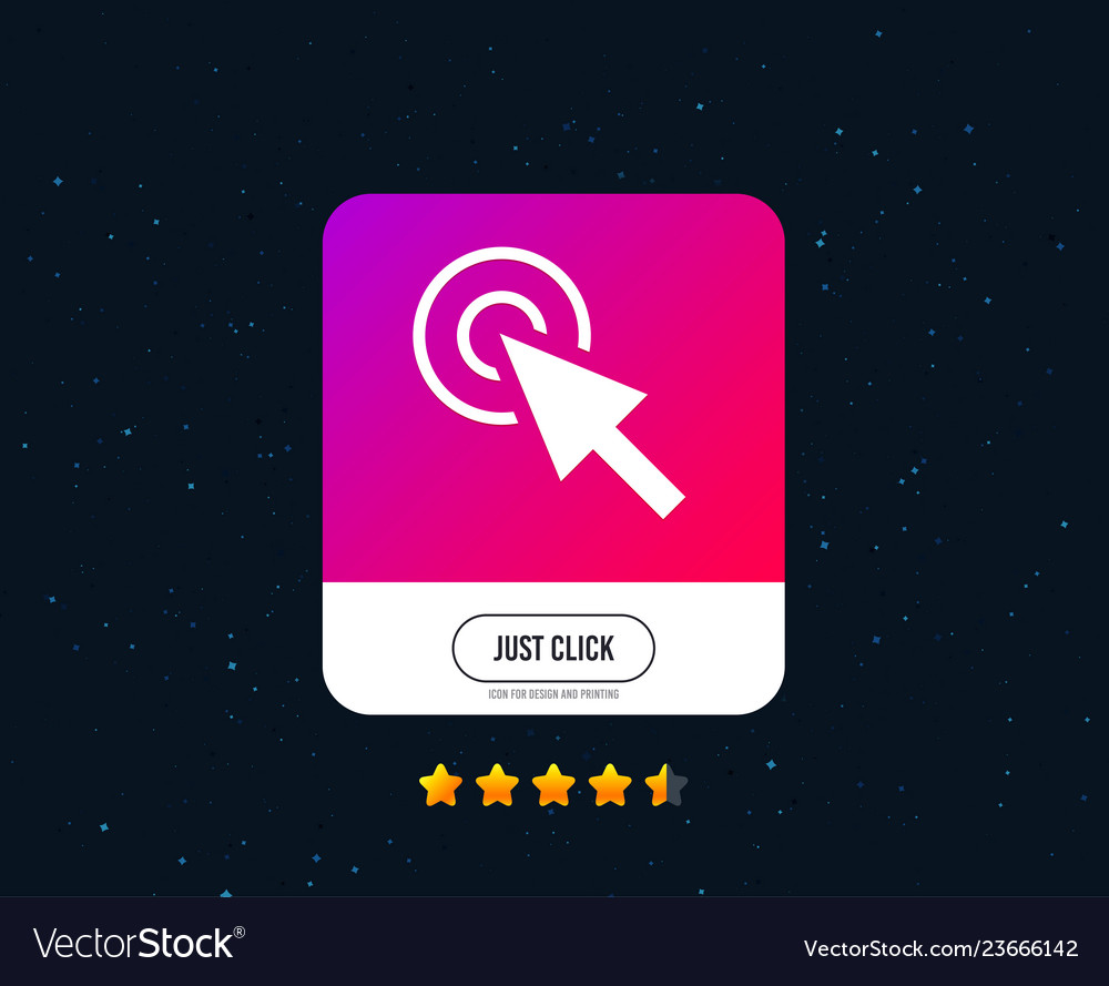 Mouse cursor sign icon pointer symbol Royalty Free Vector