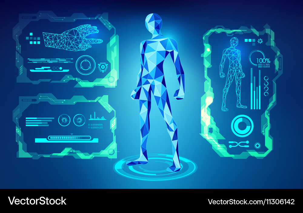 Robot Preview Royalty Free Vector Image Vectorstock