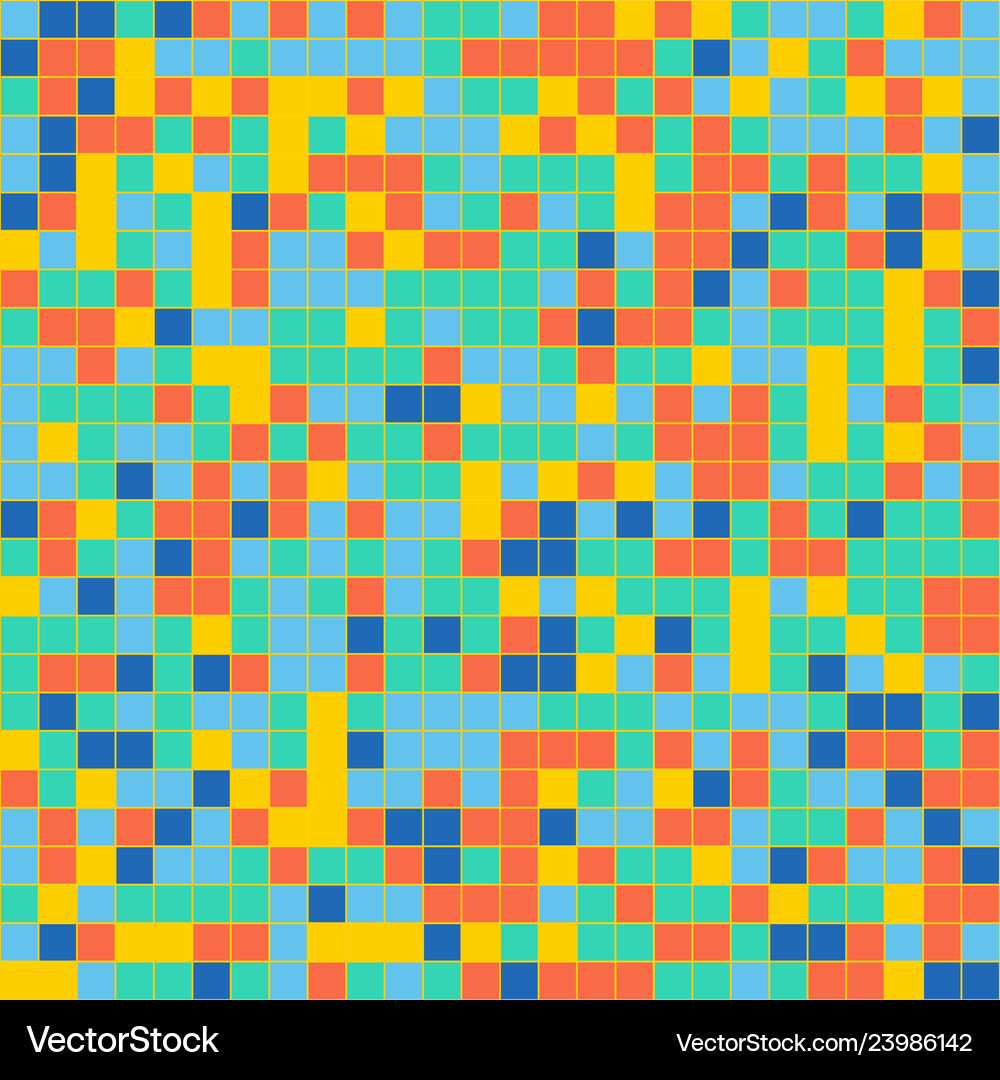 Square mosaic color palette color combo harmony Vector Image
