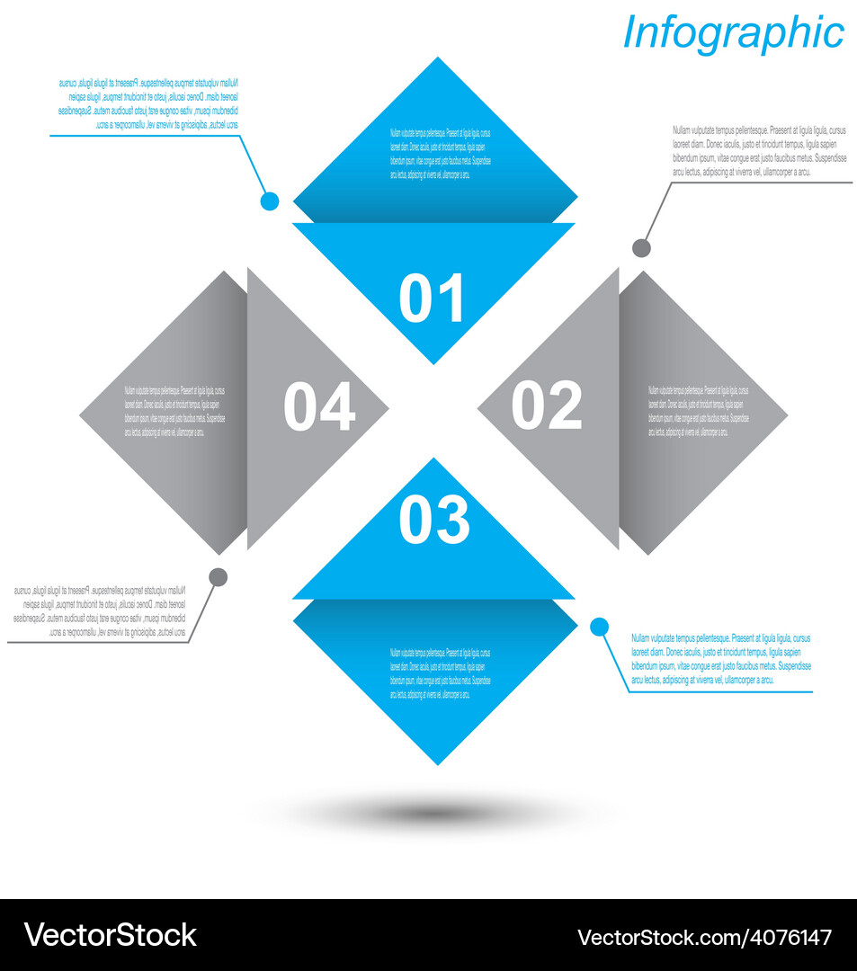 Infographic template Royalty Free Vector Image