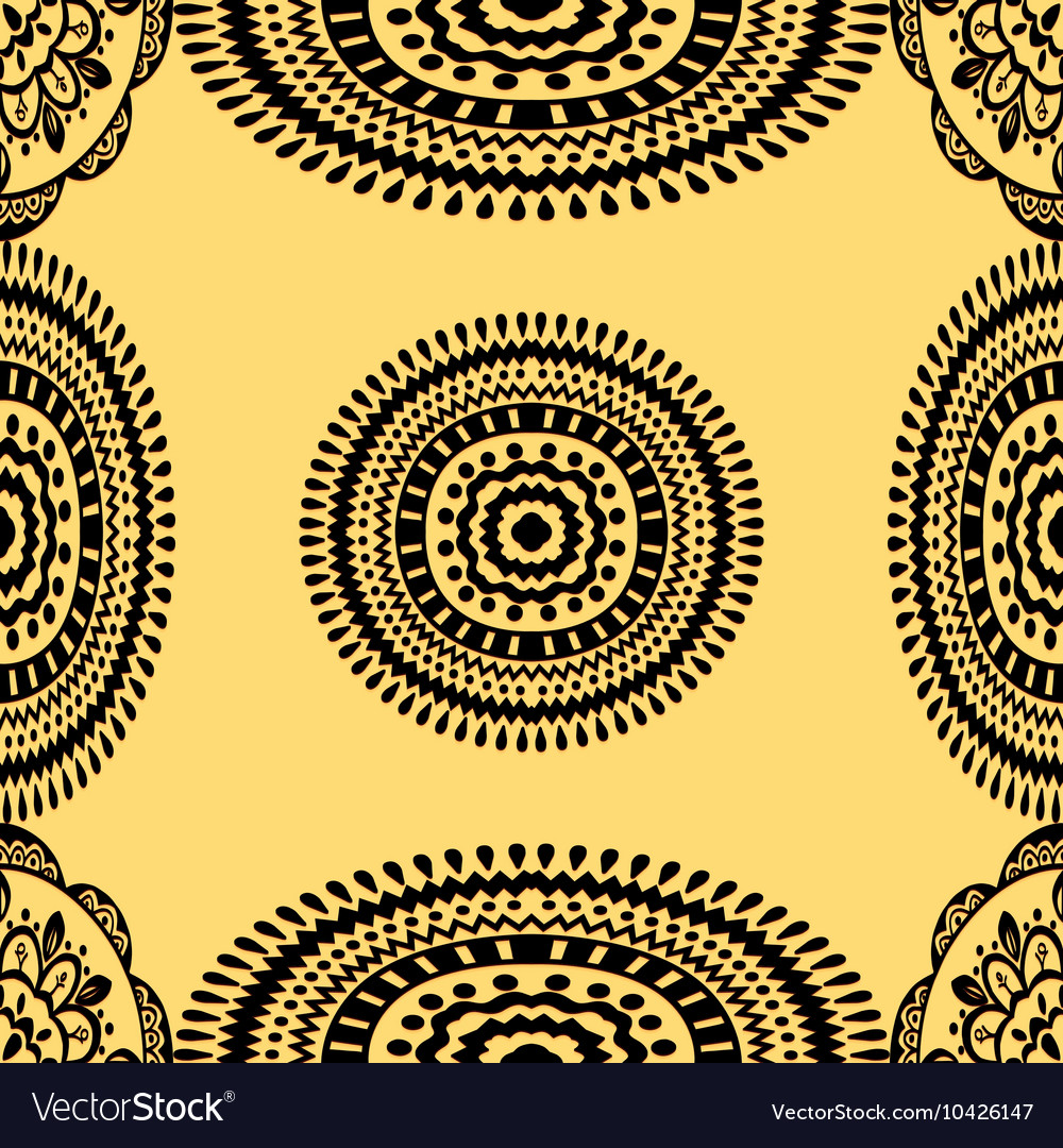 Retro patterned wallpaper Royalty Free Vector Image