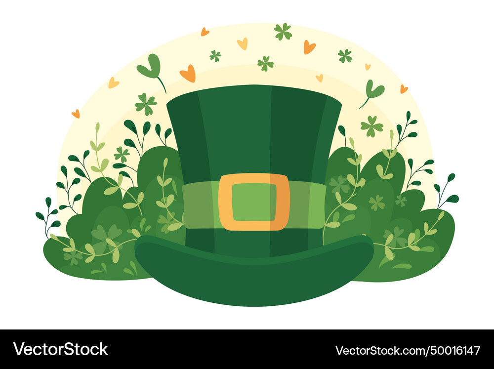 St patricks day good luck symbols c Royalty Free Vector
