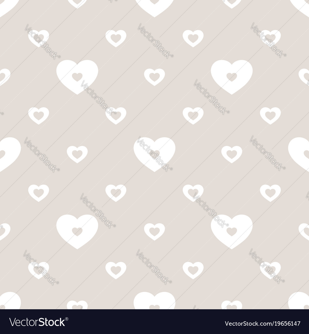 Subtle abstract hearts seamless pattern Royalty Free Vector