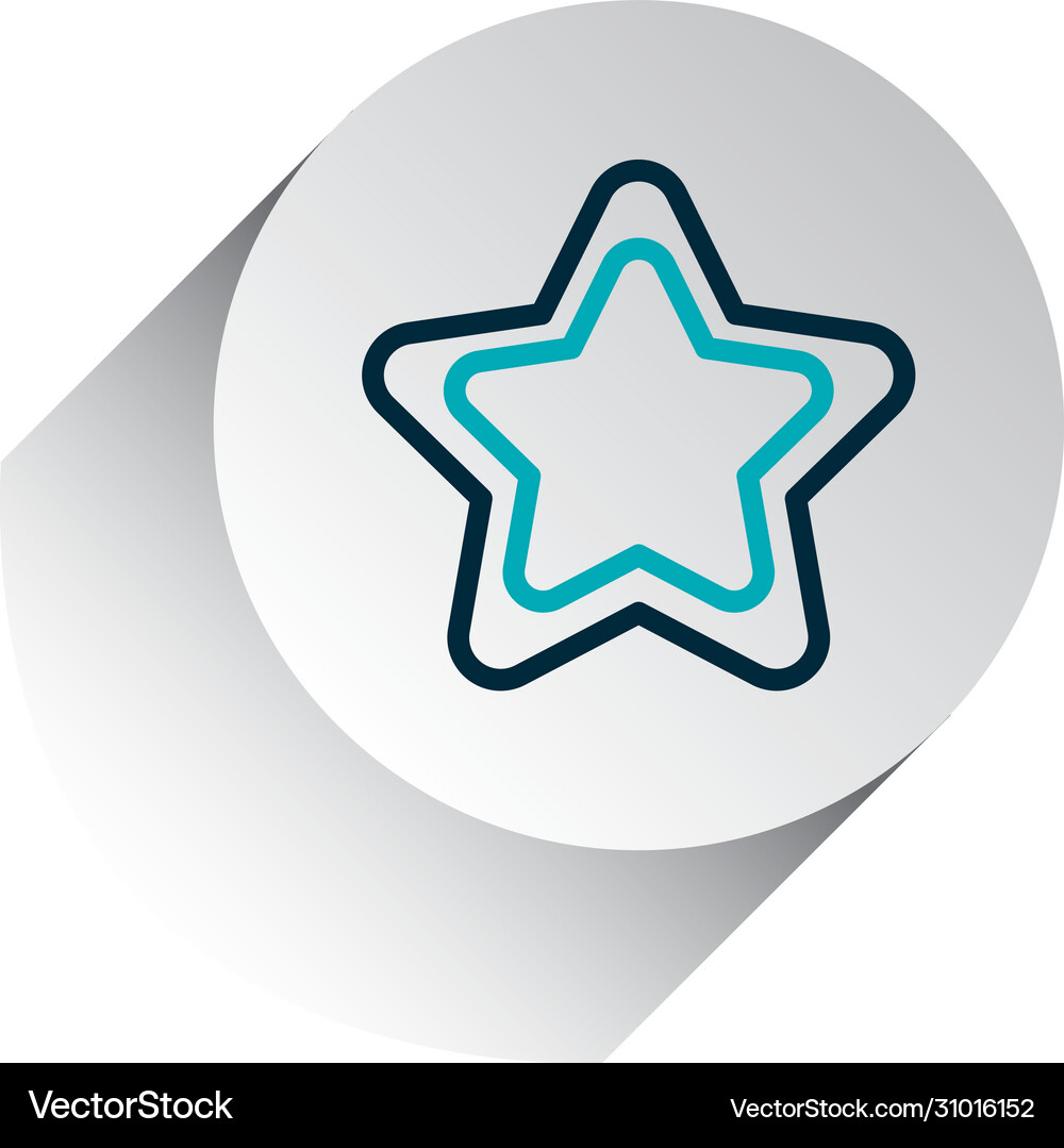 Smartphone app buttons concept favorite star icon Vector Image