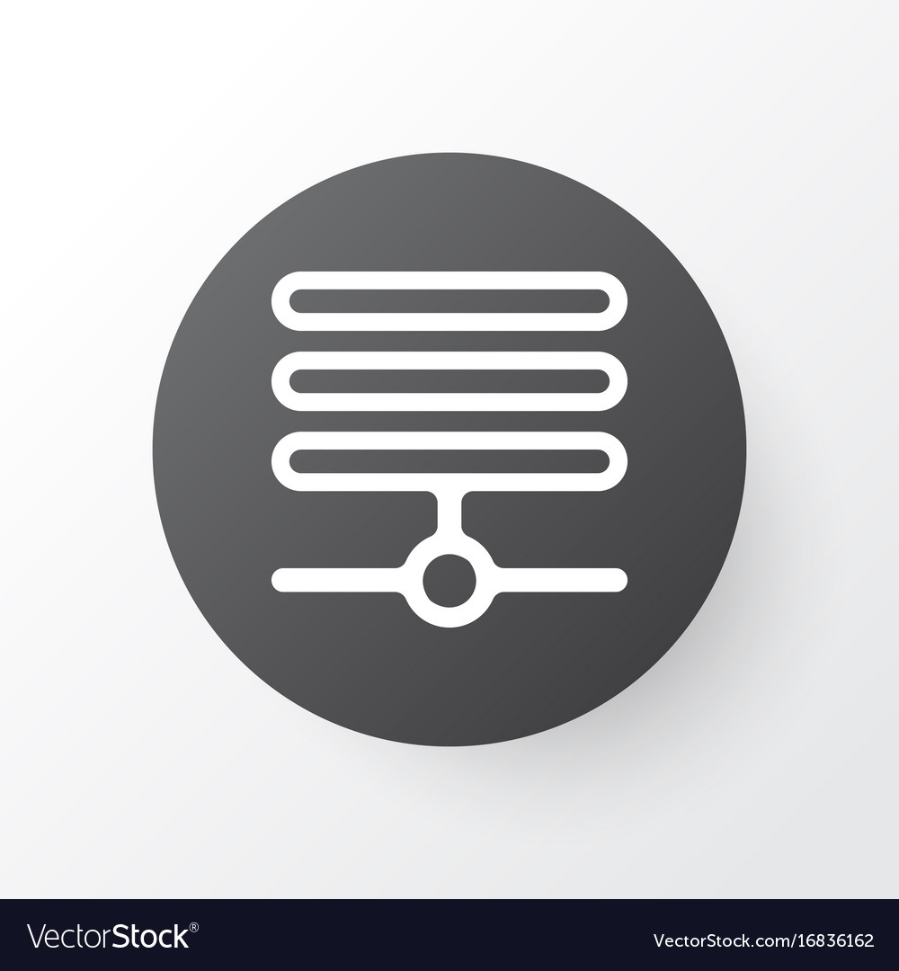 Database icon symbol premium quality isolated Vector Image