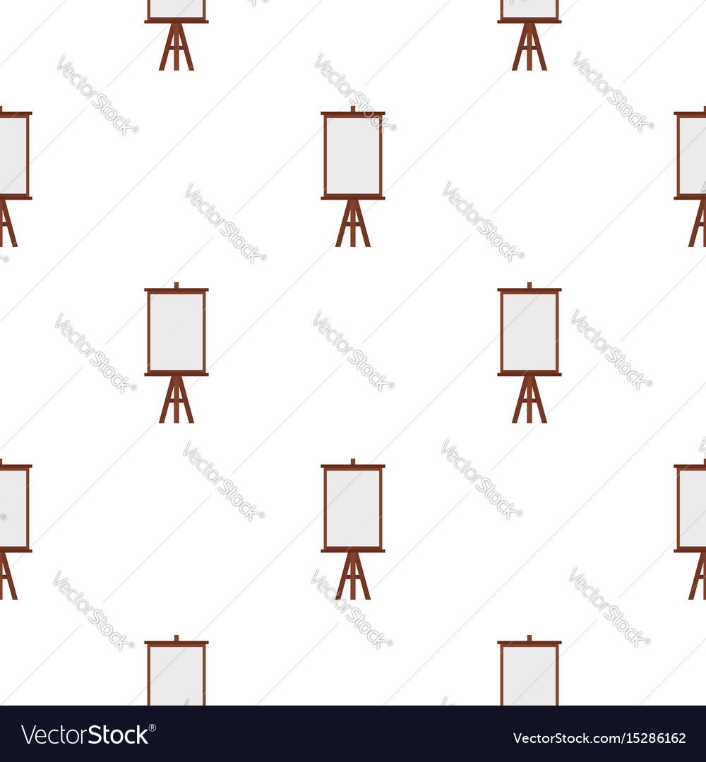 Easel pattern seamless Royalty Free Vector Image