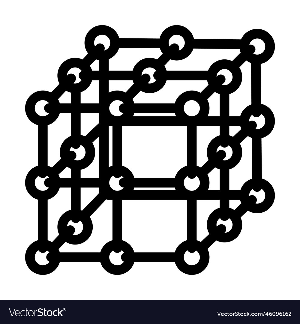 Network molecular structure line icon Royalty Free Vector Network molecular structure line icon Royalty Free Vector