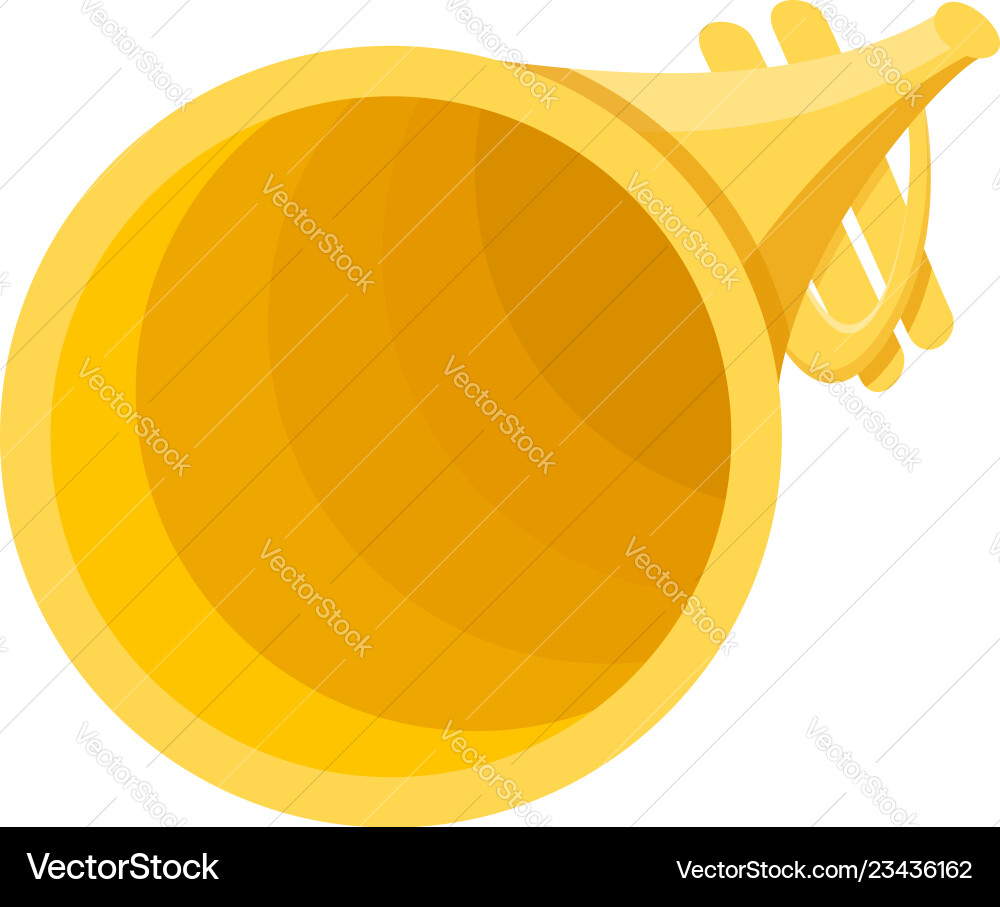 Trumpet icon cartoon style Royalty Free Vector Image