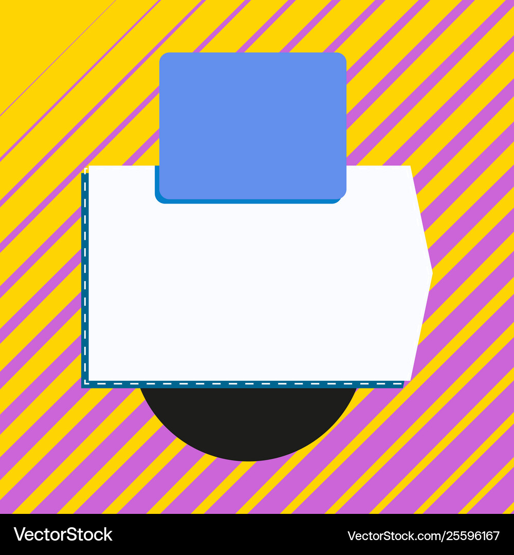 Asymmetrical triangle edging printer electronic Vector Image