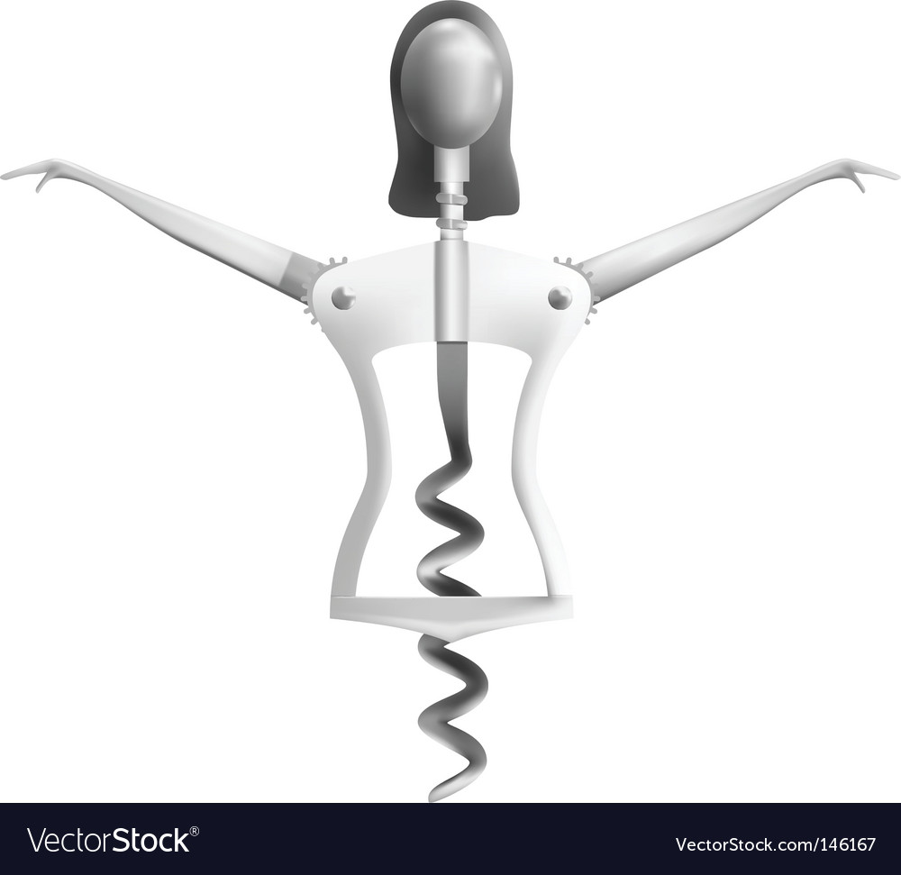 Corkscrew Royalty Free Vector Image - VectorStock