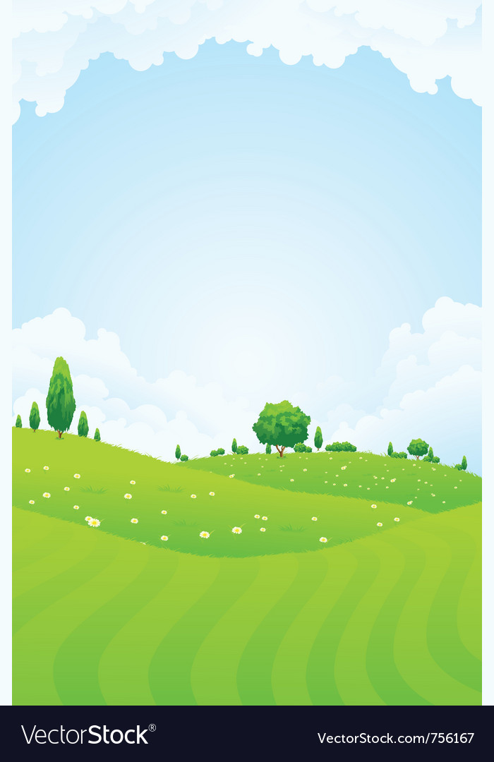 Landscape Royalty Free Vector Image - VectorStock