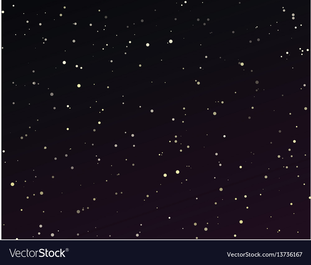 Starry Nightscape Royalty Free Vector Image - VectorStock
