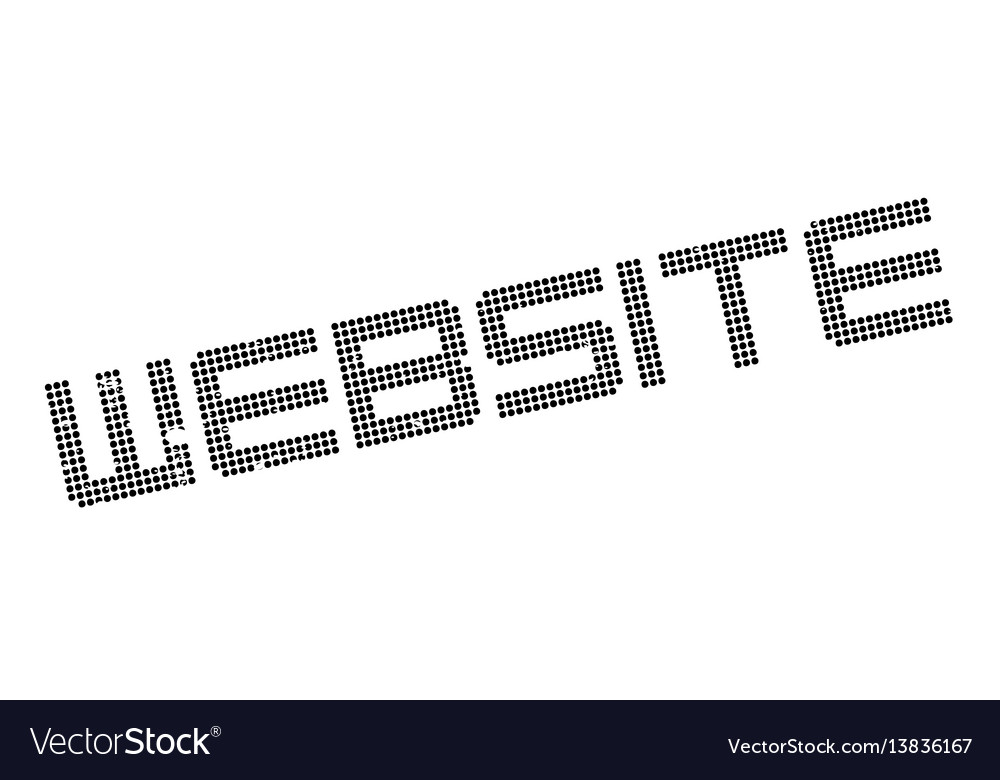 Website rubber stamp Royalty Free Vector Image