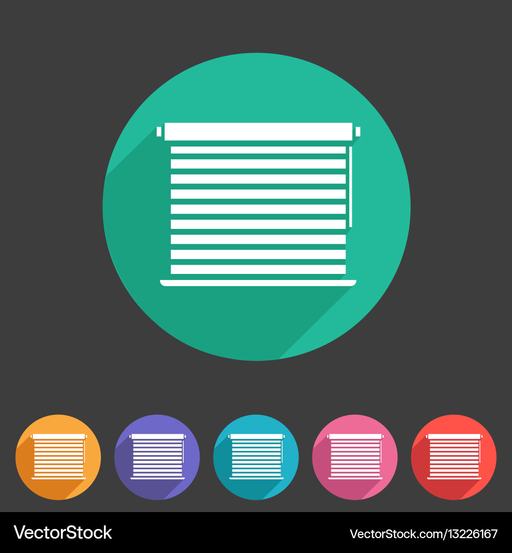 Window louvers plisse jalousie blinds rolls Vector Image