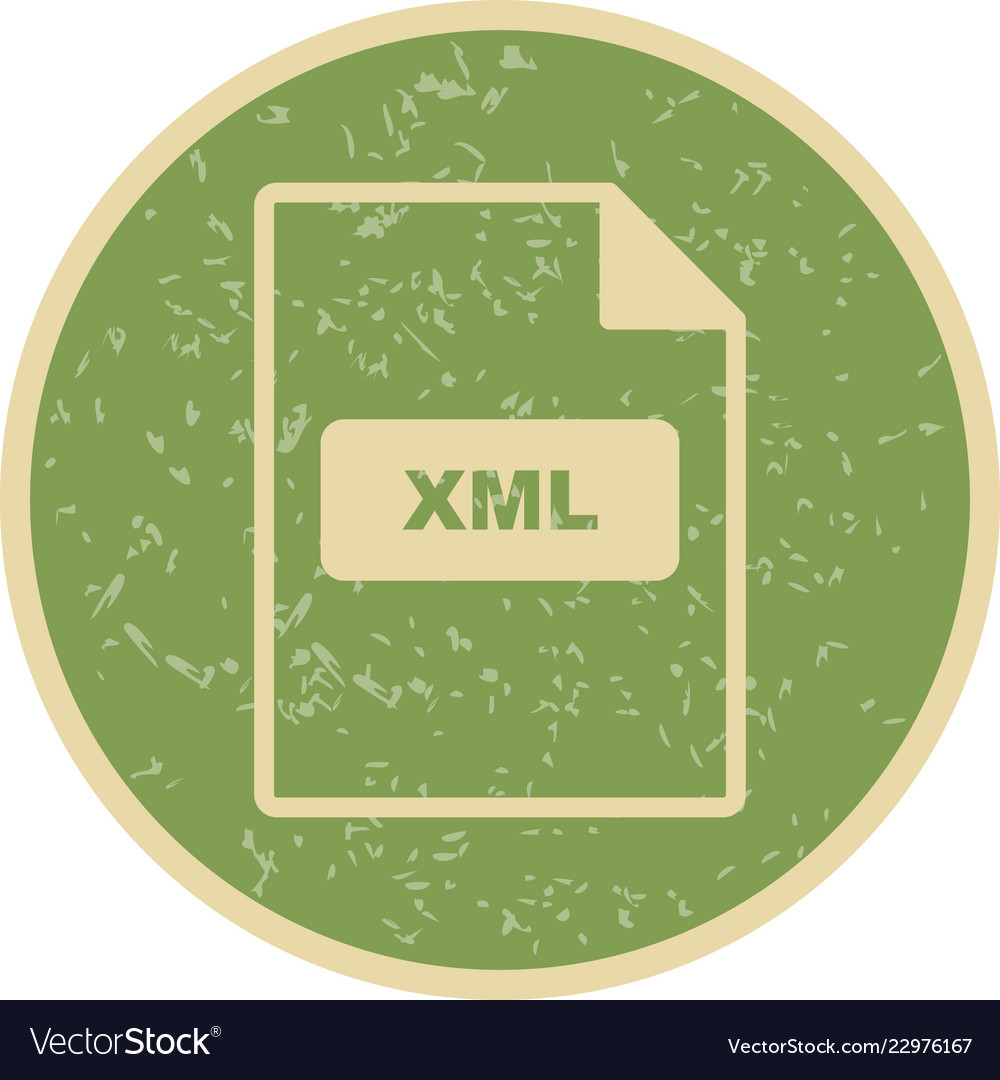 Xml icon Royalty Free Vector Image - VectorStock