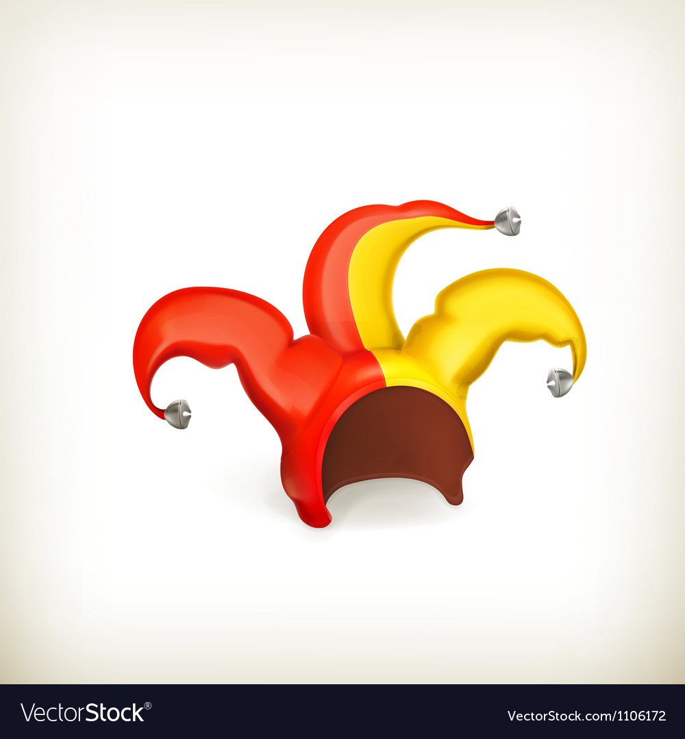 Jester cap Royalty Free Vector Image - VectorStock