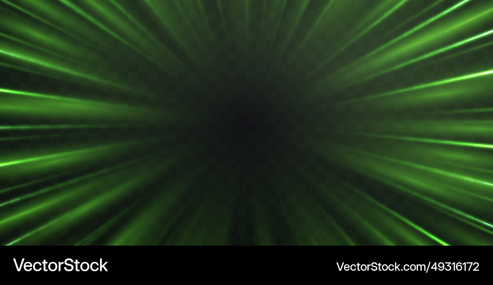 Radial speed rays light neon flow zoom in motion Vector Image