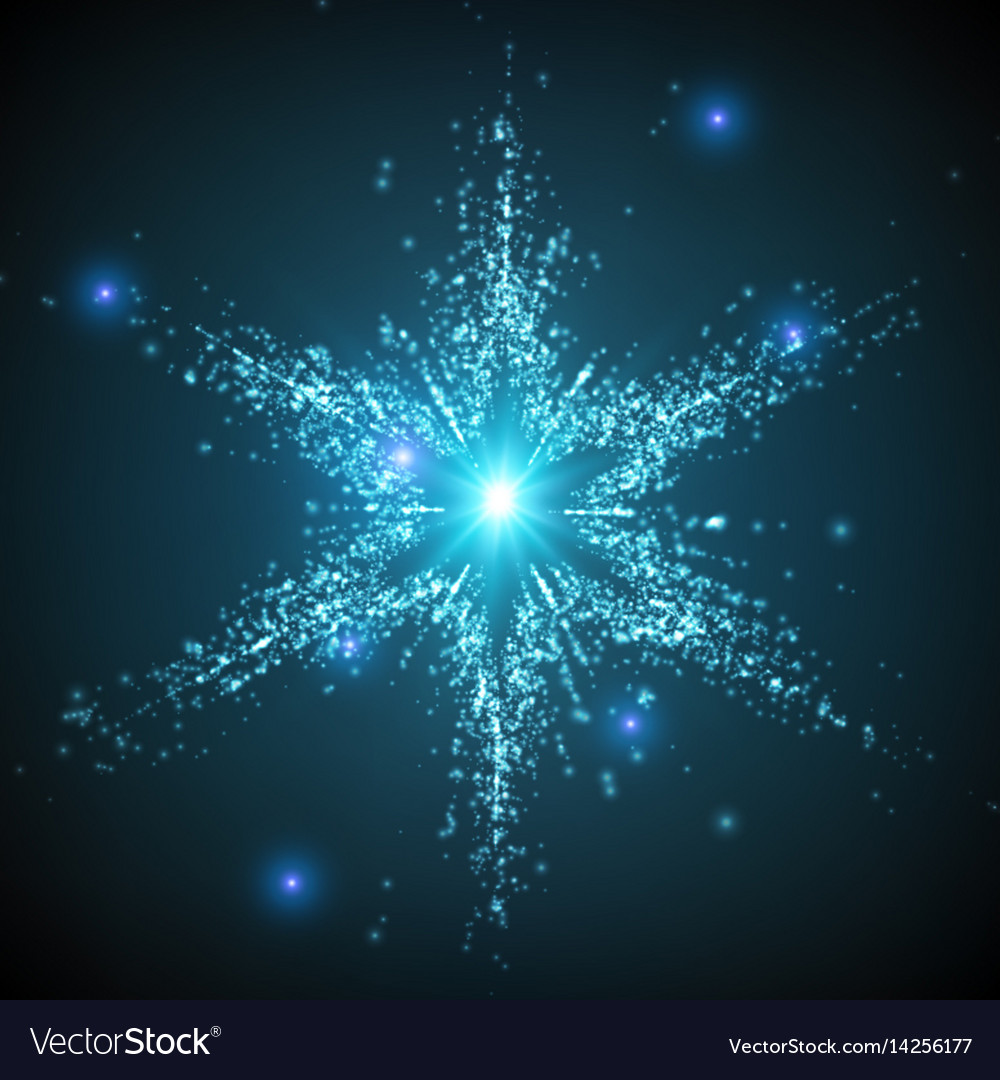 Abstract space background explosion Royalty Free Vector