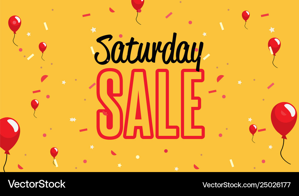 Super saturday sale Royalty Free Vector Image - VectorStock