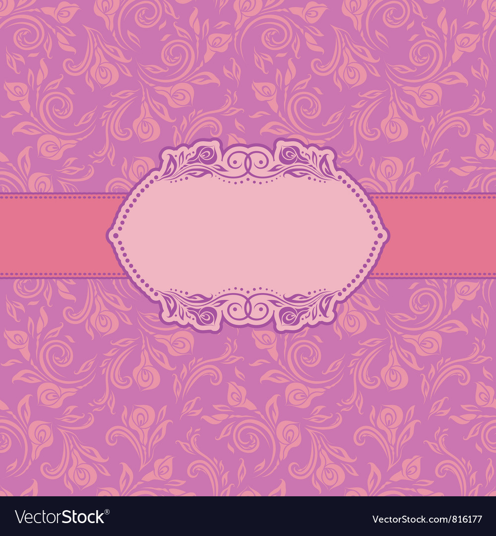 Template frame design Royalty Free Vector Image