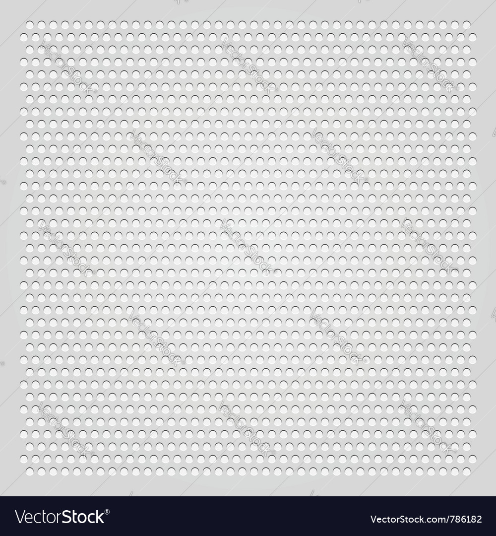 Background gray perforated sheet Royalty Free Vector Image