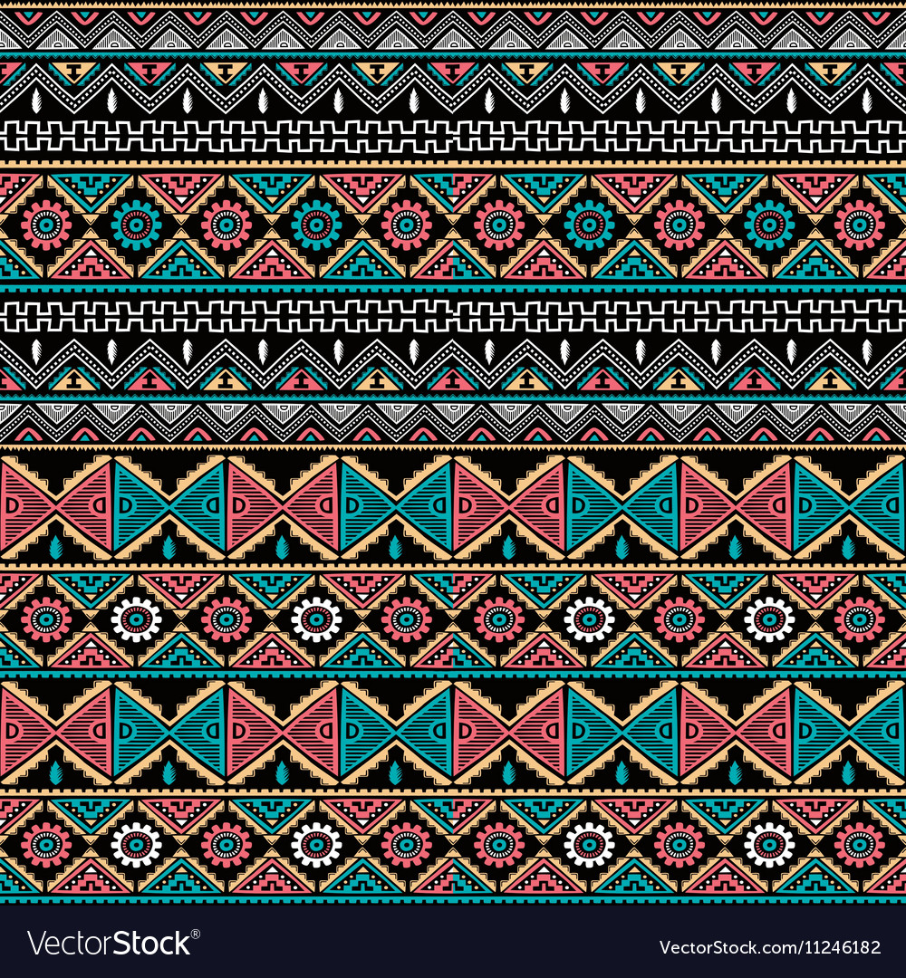 Native ethnic seamless pattern Royalty Free Vector Image