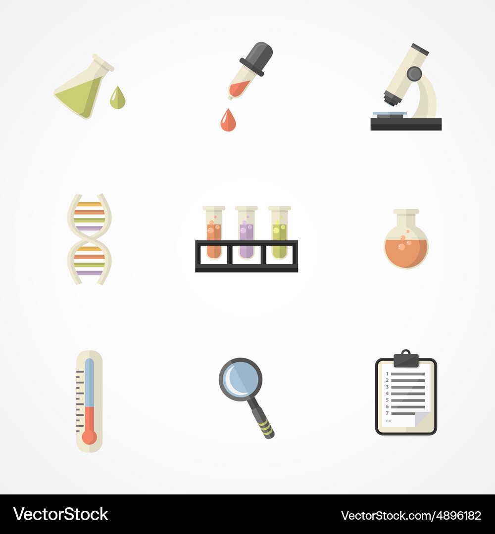 Science and research icons part iii Royalty Free Vector