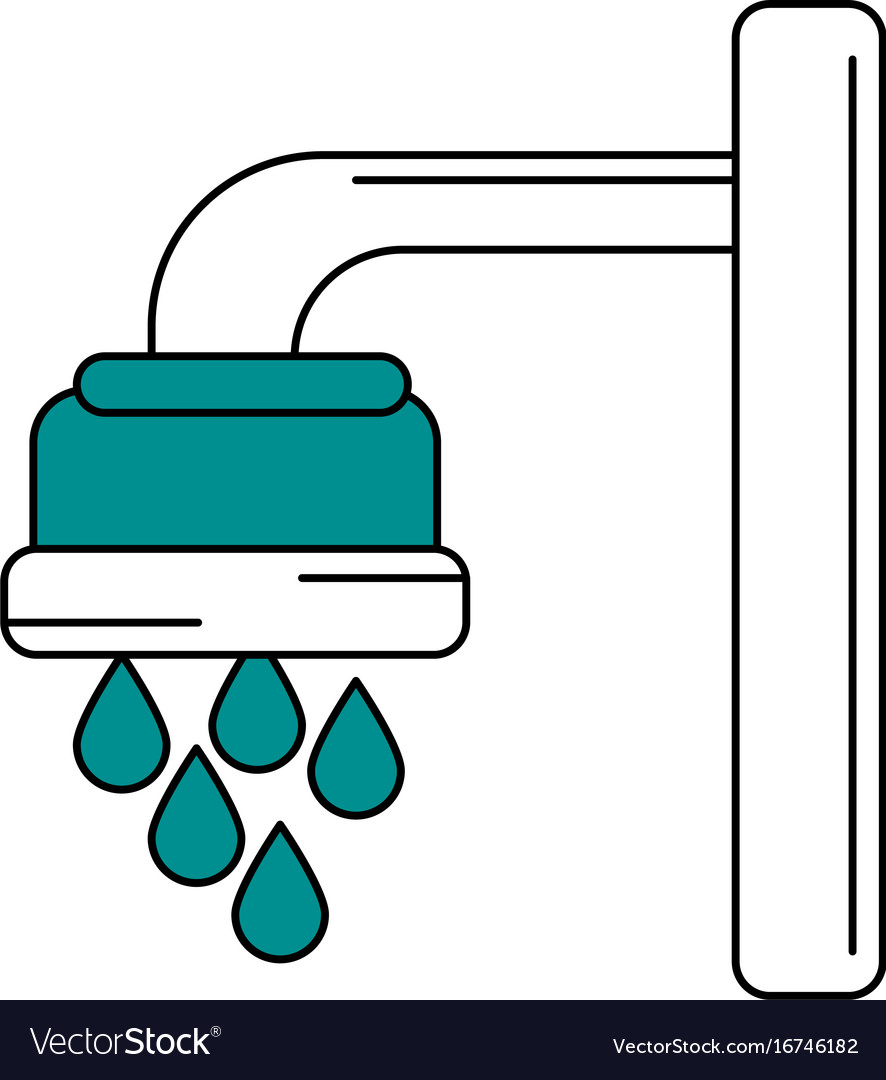 Shower Royalty Free Vector Image - VectorStock