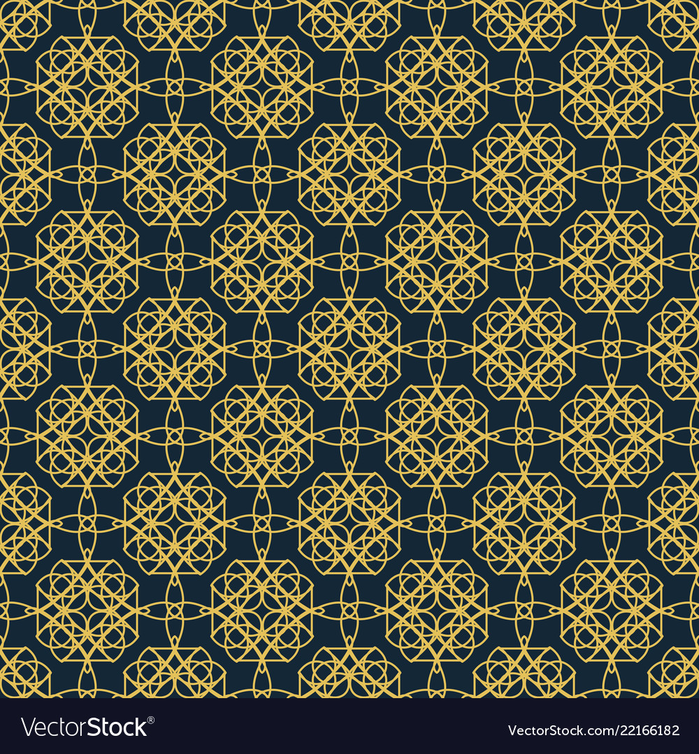 Vintage arabic pattern Royalty Free Vector Image