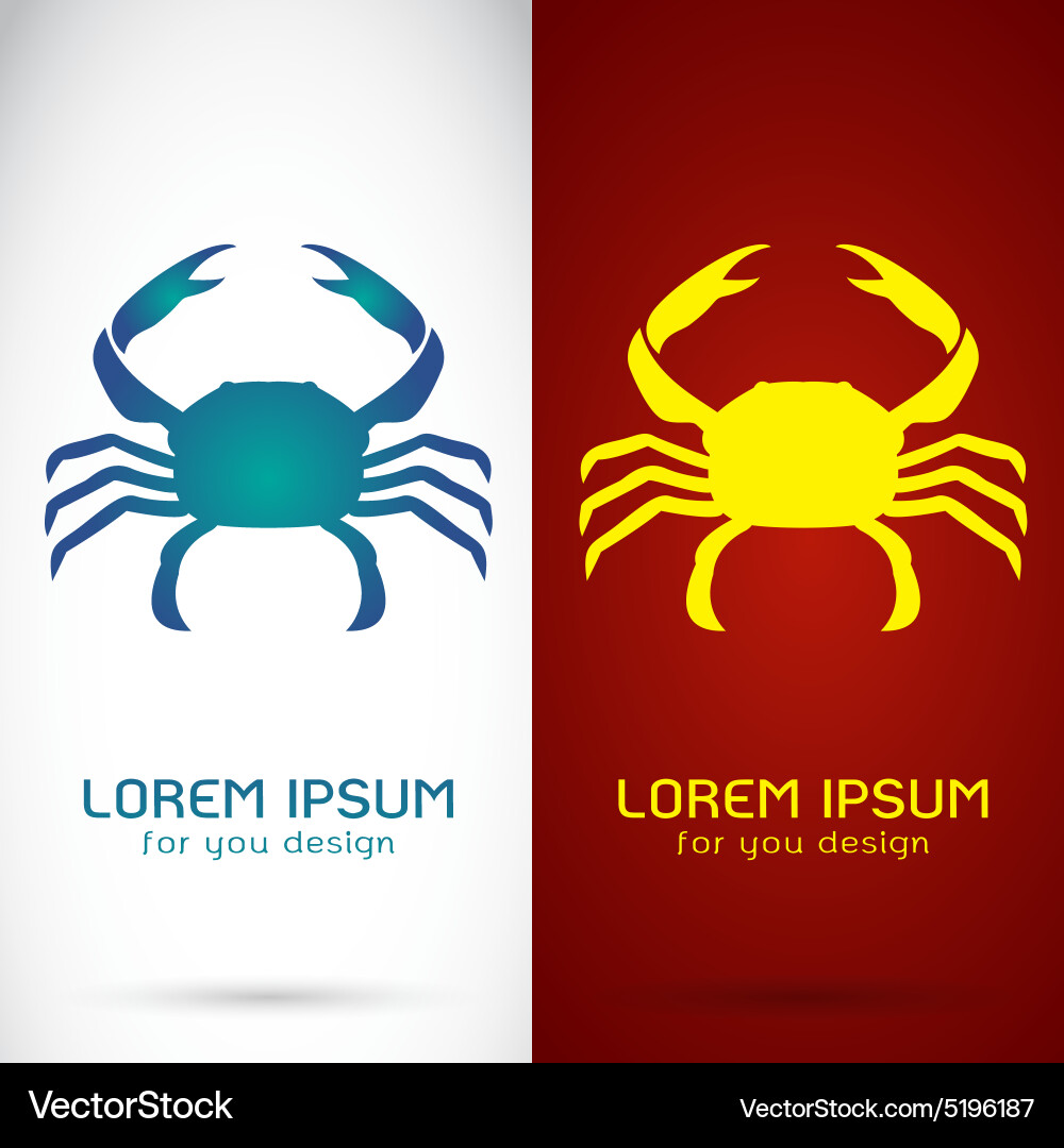Crab Royalty Free Vector Image - VectorStock