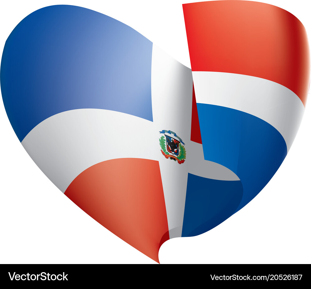 Dominicana flag Royalty Free Vector Image - VectorStock