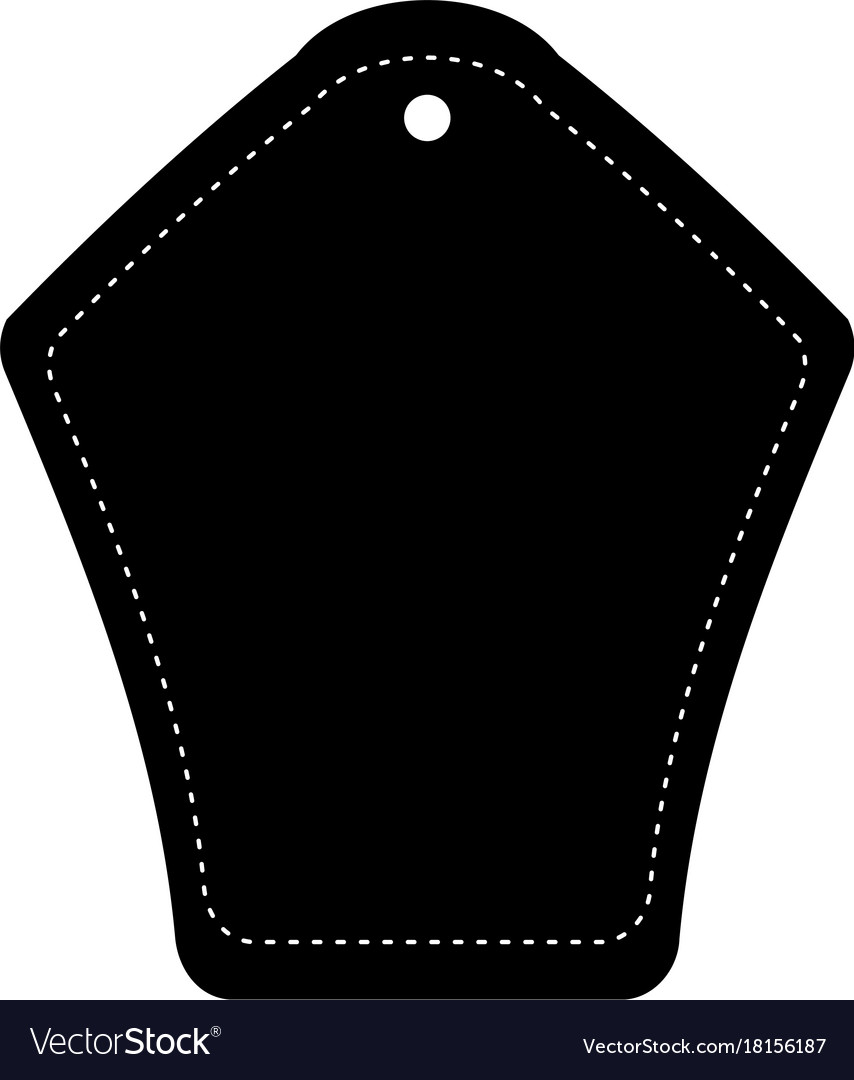 Isolated empty label Royalty Free Vector Image