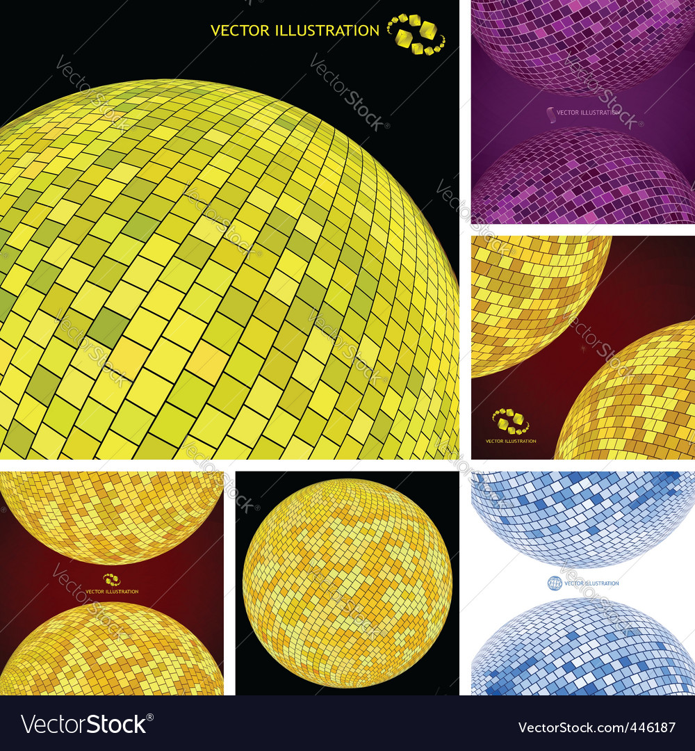 Sphere abstract background Royalty Free Vector Image