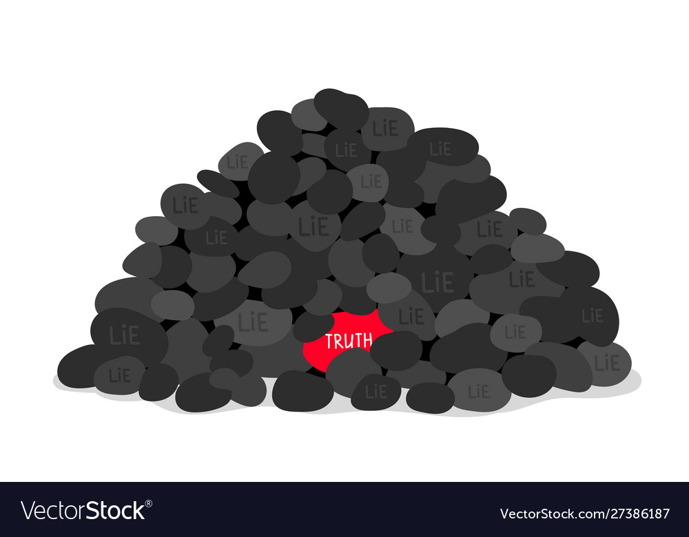 Truth Or Lie Concept Icon Royalty Free Vector Image