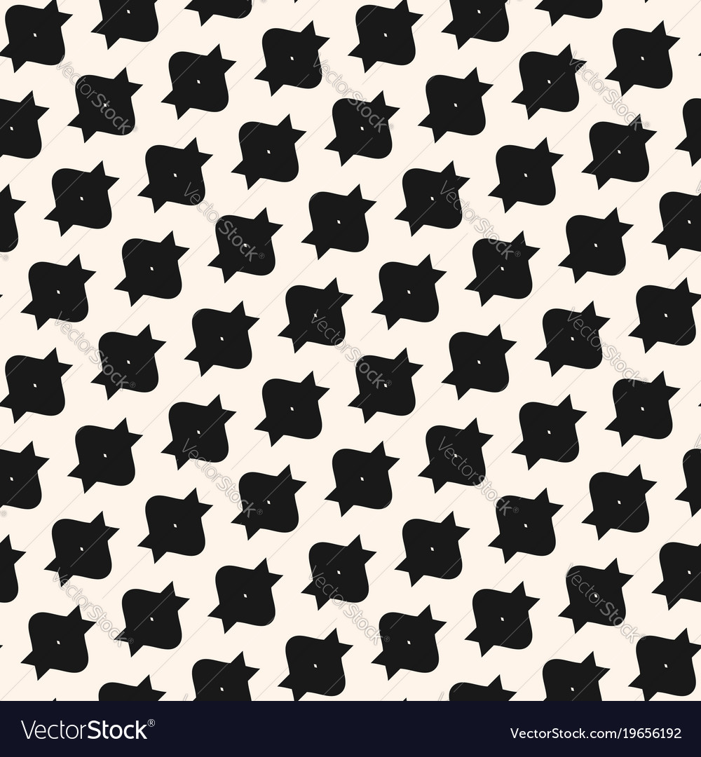 Funky seamless pattern with simple geometric Vector Image