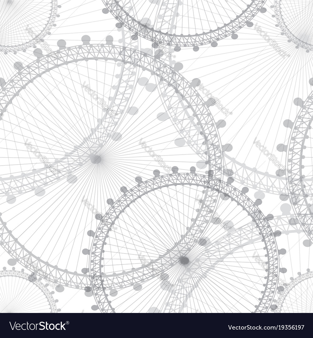 Abstract geometric seamless pattern circle Vector Image